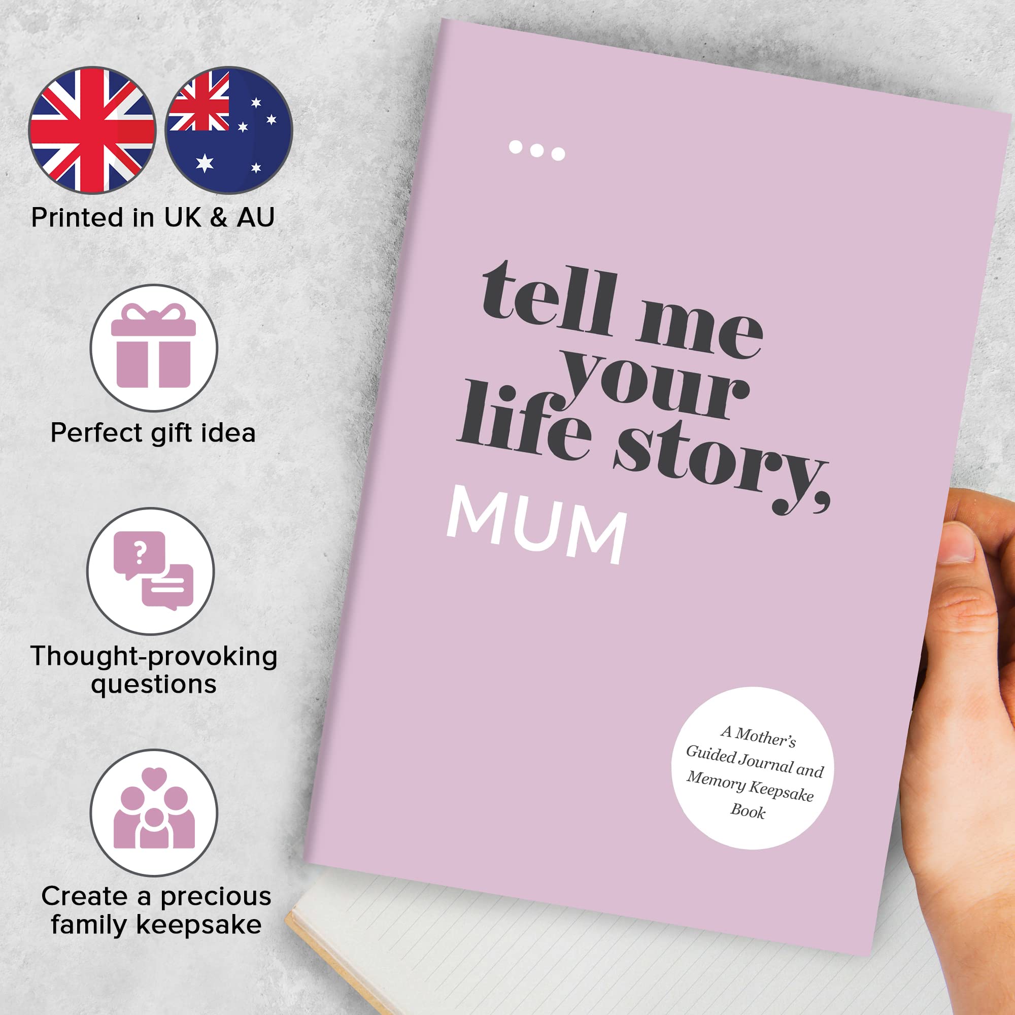 The “Tell Me Your Life Story” series of books includes fro Mum & For ...