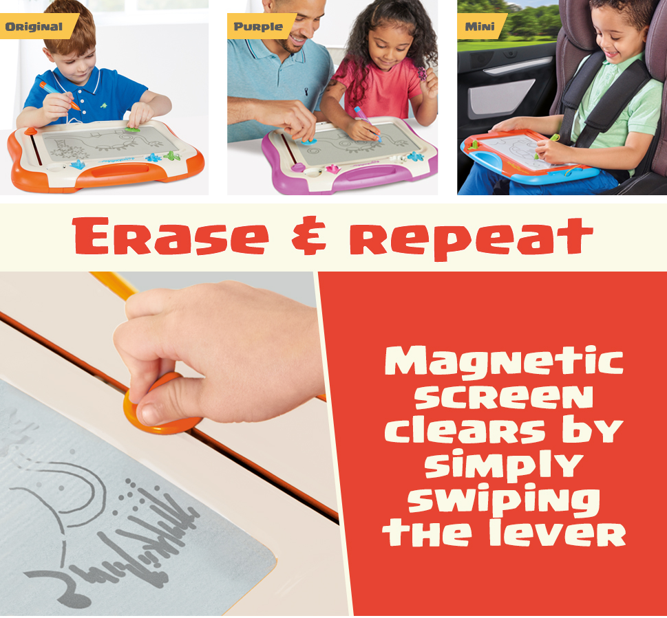 (HELP KIDS STAY FOCUSED THIS SUMMER) Megasketcher is the TOMY official ...
